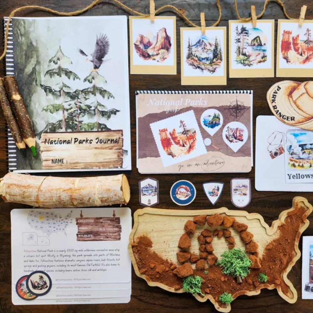 National Parks | Homeschool Printable – My Mega Bundles LLC