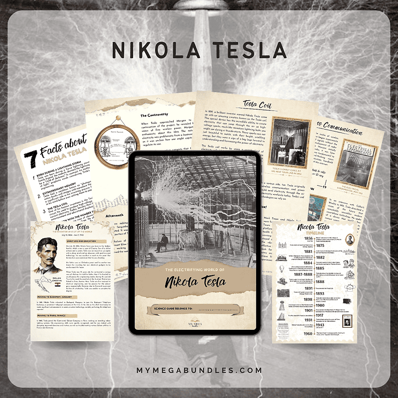 Nikola Tesla Educational Exploration Kit: Engaging Learning for Ages 7 ...