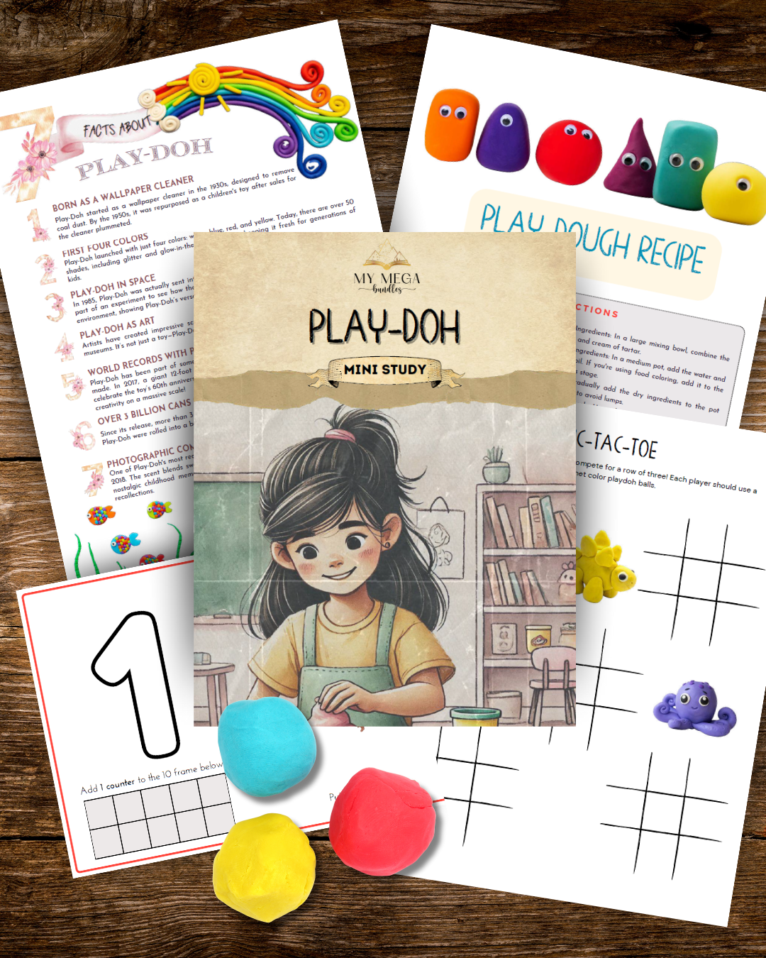 Play-Doh Day STEM & Sensory Learning Printable – My Mega Bundles LLC