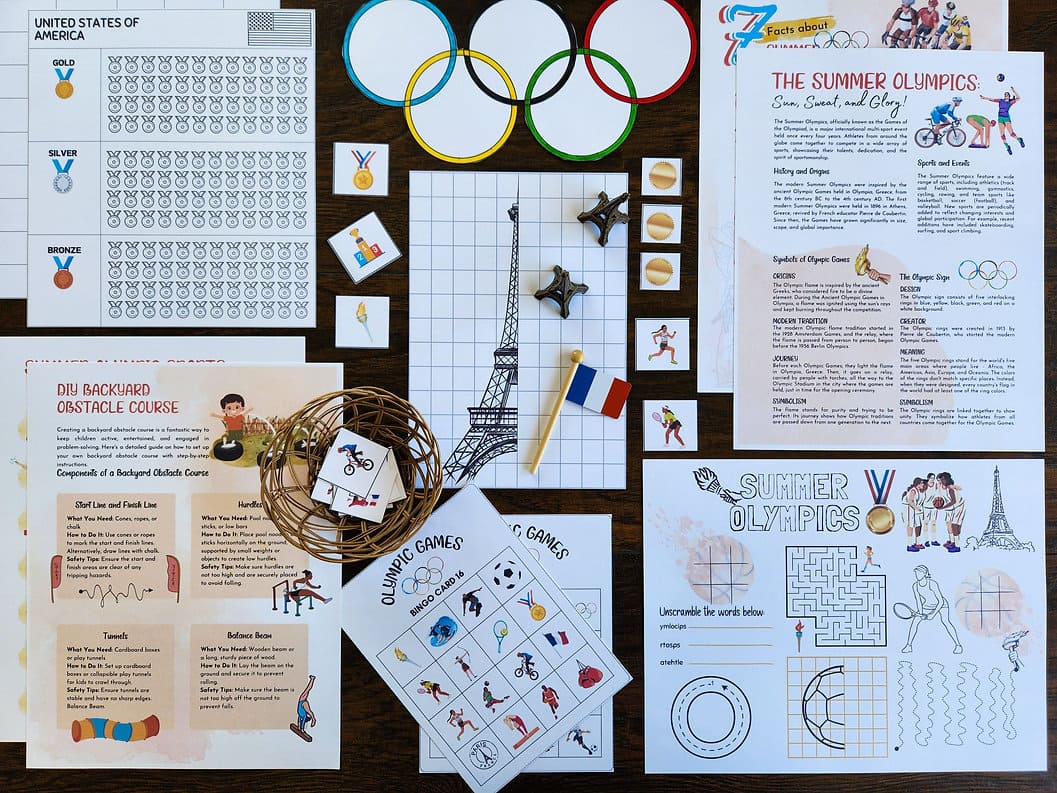 Summer Olympics Printable Study | Homeschool Printable – My Mega ...