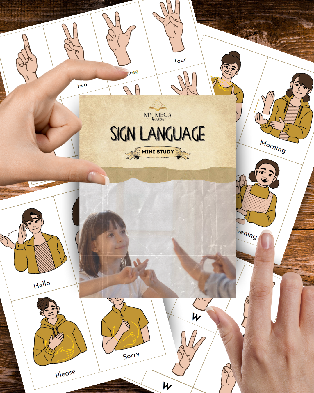 Sign Language Day Printable Learning Pack – My Mega Bundles LLC