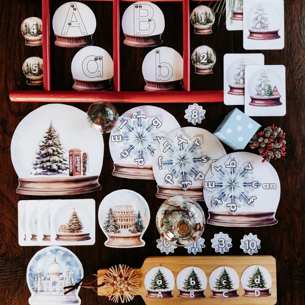 Snow Globe Pack | Homeschool Printable – My Mega Bundles LLC