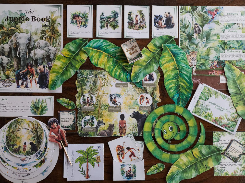 The Jungle Book - Book Companion | Homeschool Printable – My Mega ...