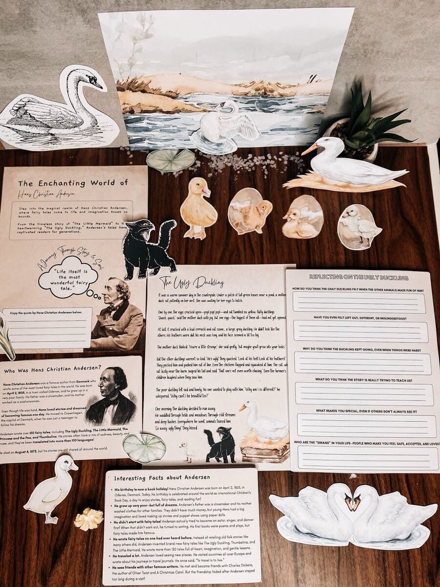 April 2 - Hans Christian Andersen Study | Homeschool Printable – My ...