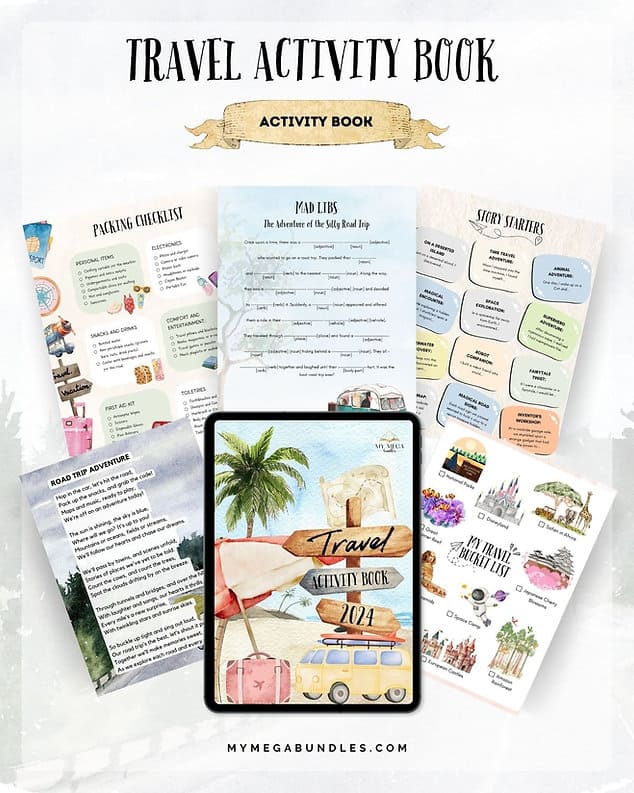 Travel Activity Book – My Mega Bundles LLC