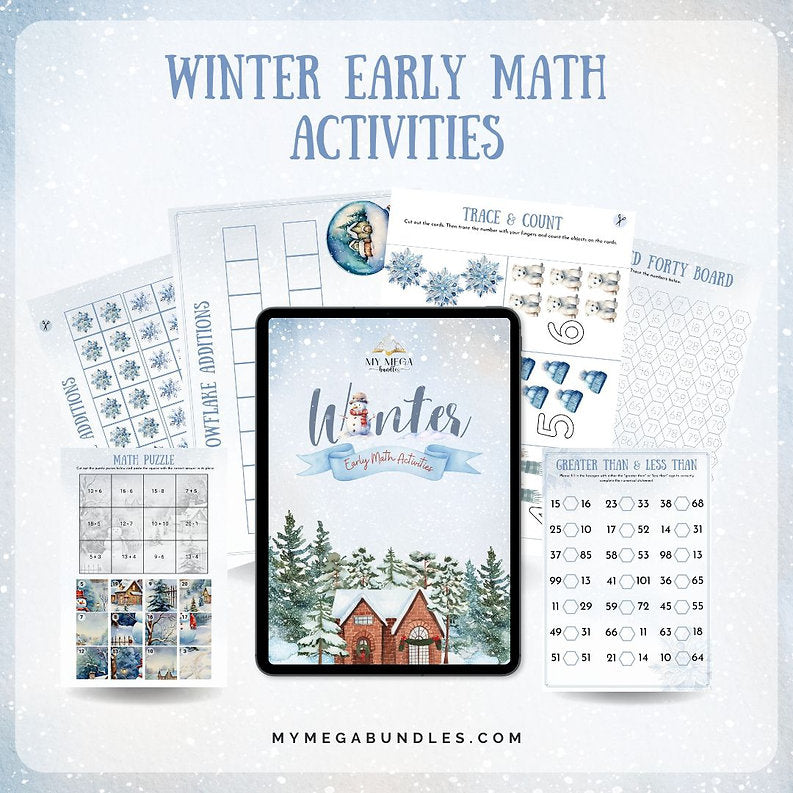 Winter Early Math Activities – My Mega Bundles LLC