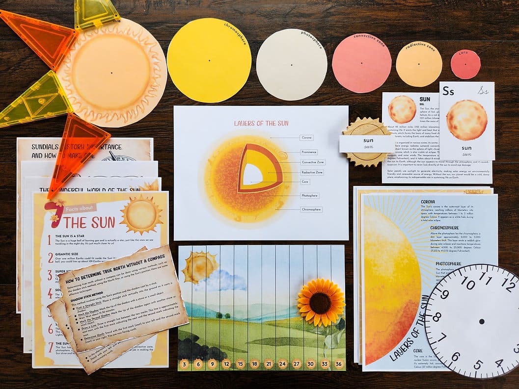 All About Sun Printable Study | Homeschool Printable – My Mega Bundles LLC