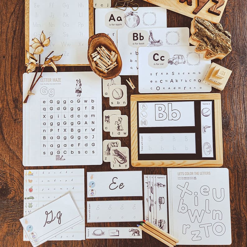 Alphabet Notebooks Printable Pack | Homeschool Printable – My Mega ...