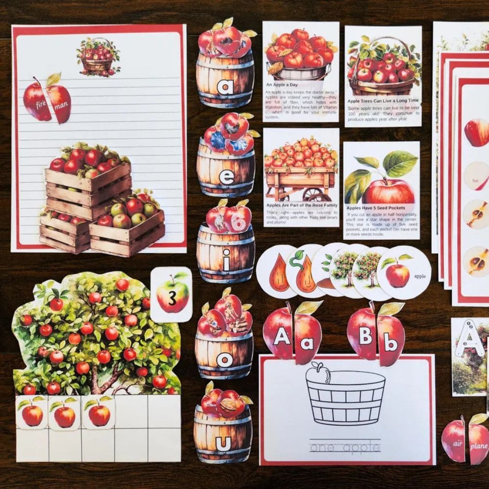 Apples Study Pack | Homeschool Printable – My Mega Bundles LLC