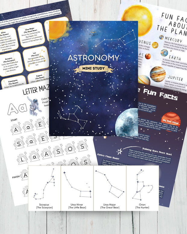 Astronomy Mini Pack | Homeschool Printable – My Mega Bundles LLC
