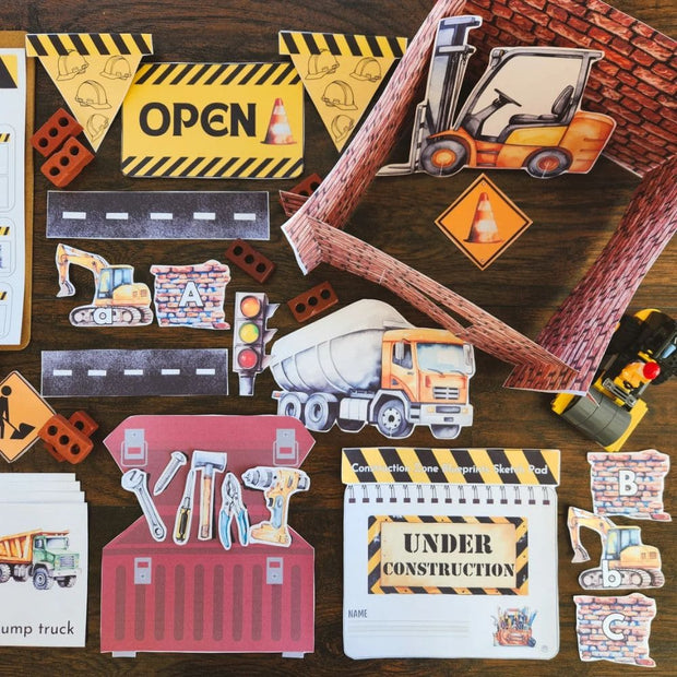 Construction Hands-On Dramatic Play Pack | Homeschool Printable – My ...