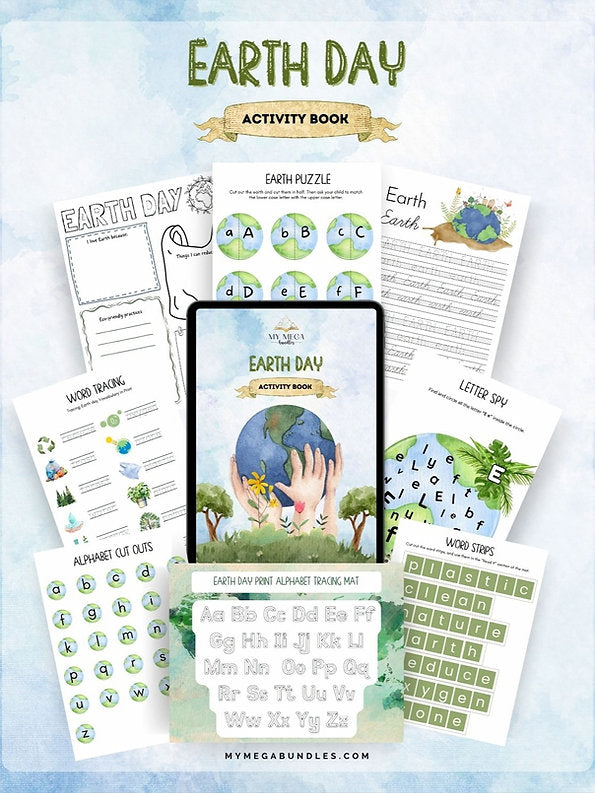 Earth Day Activity Book | Homeschool Printable – My Mega Bundles LLC