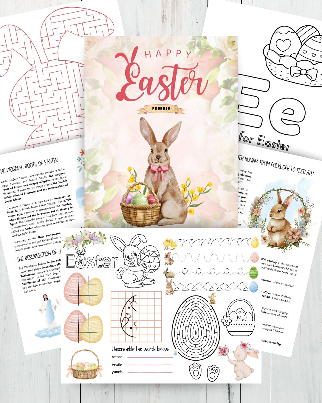 Easter Mini Activity Book | Homeschool Printable – My Mega Bundles LLC
