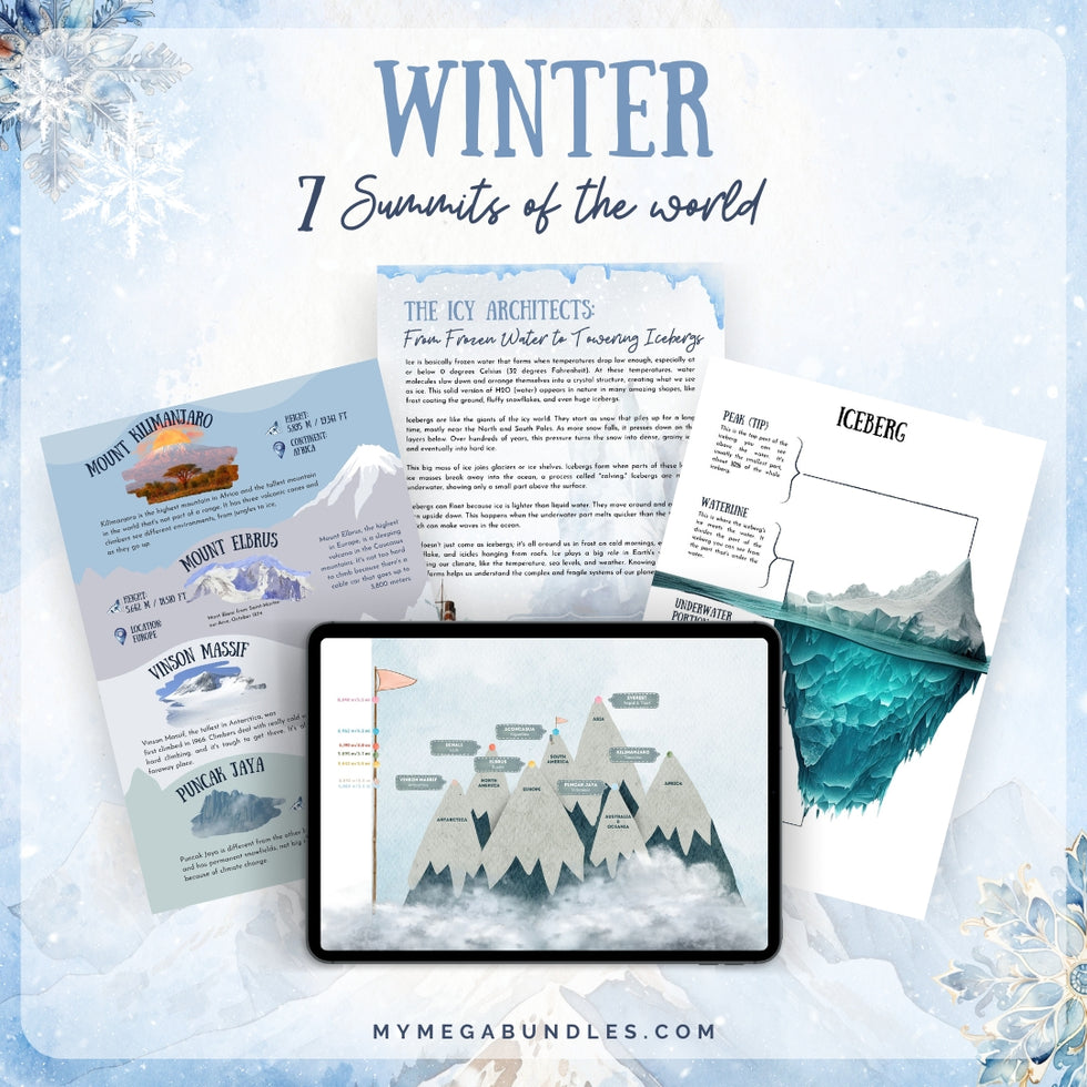 Enchanting Winter Wonderland Printable Study | Homeschool Printable ...