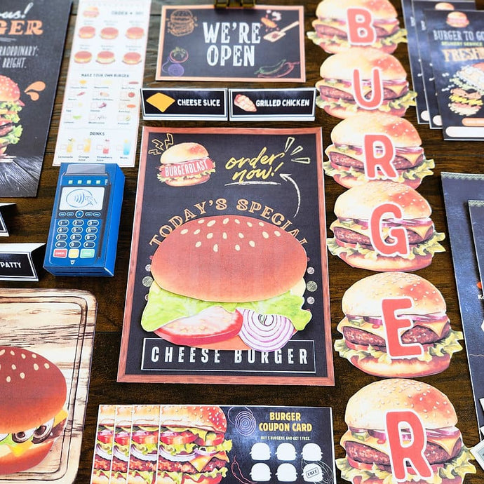 Hamburger Pretend Play Set Printable | Homeschool Printable – My Mega ...