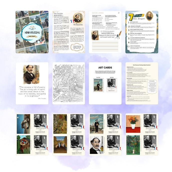 Henri Rousseau Mini Art Study Printable | Picture Study & Narration ...