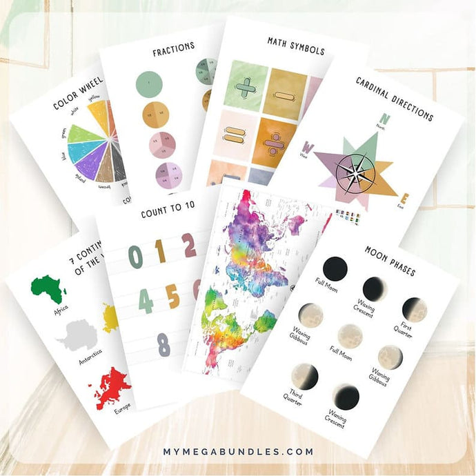 Homeschool Posters Printable | Homeschool Printable – My Mega Bundles LLC