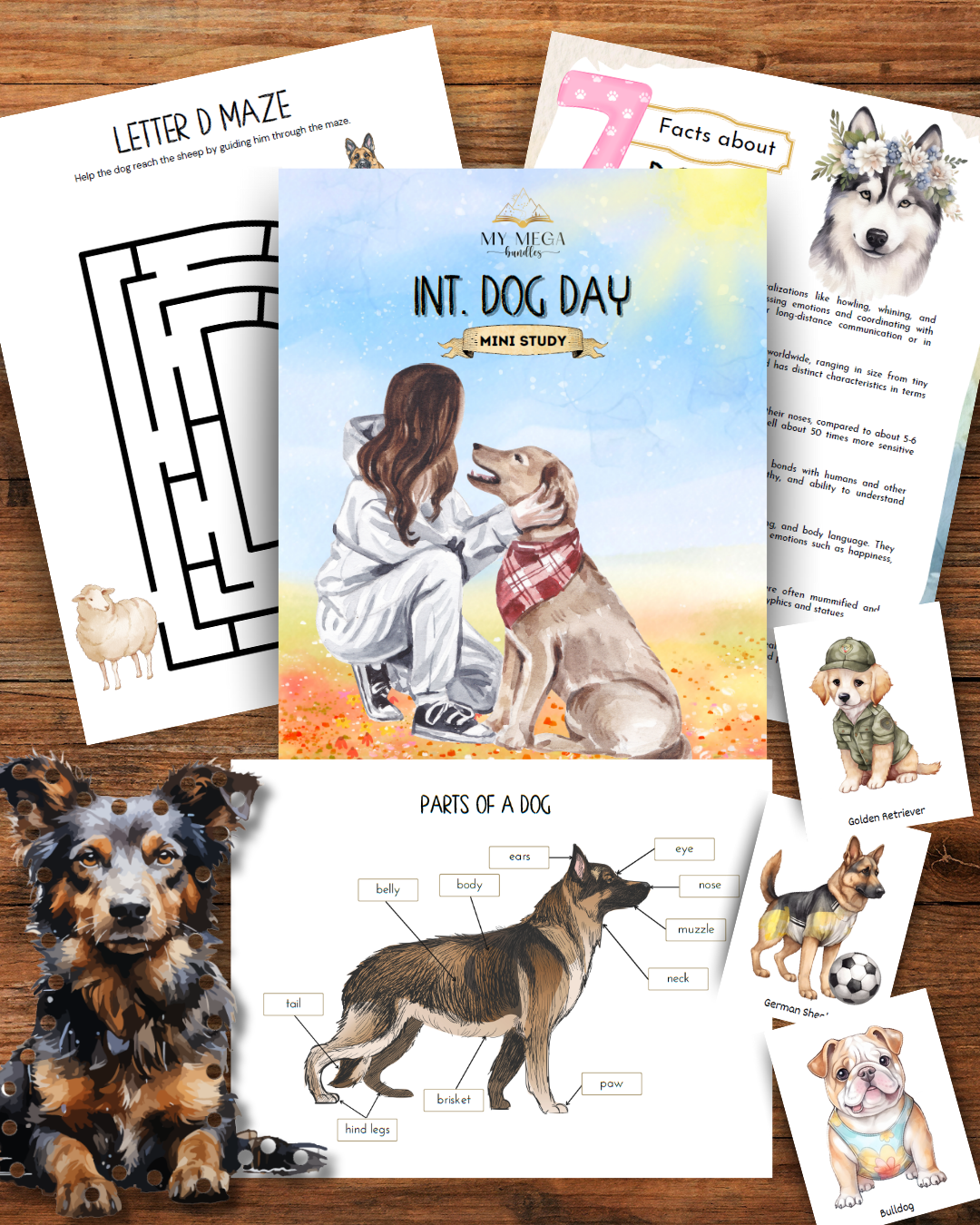 Dog Day Mini Study Printable for Kids Ages 6–10 – My Mega Bundles LLC