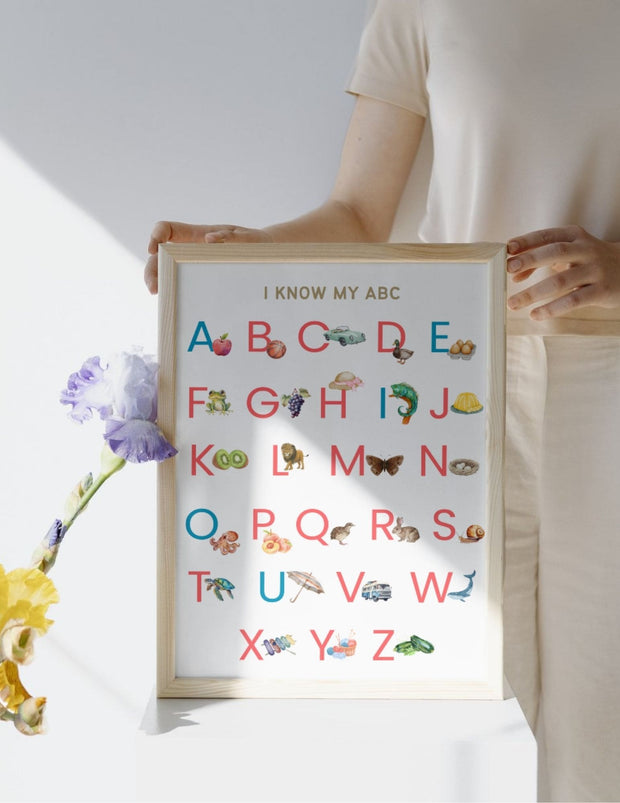 Alphabet Posters | Homeschool Printable – My Mega Bundles LLC