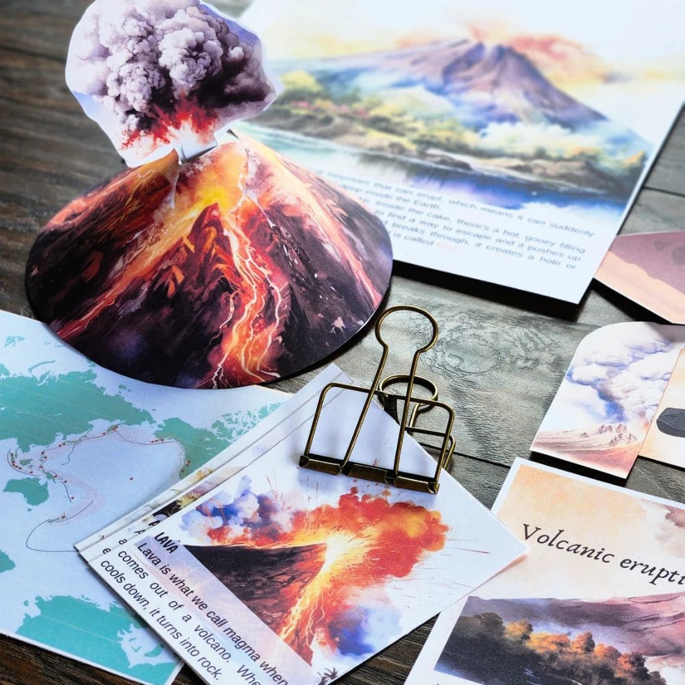 Volcanoes Science Unit Study | Homeschool Printable – My Mega Bundles LLC